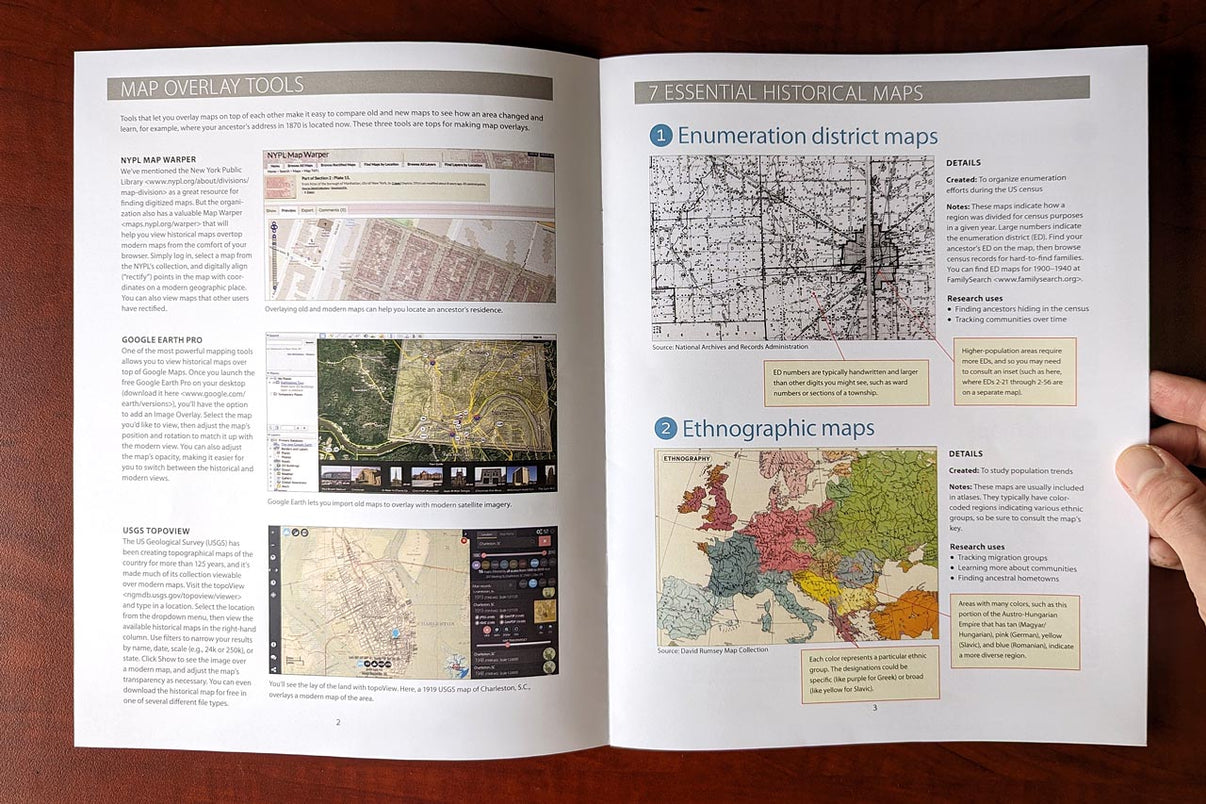 Historical Maps Cheat Sheet - Print Edition – Family Tree Magazine Store