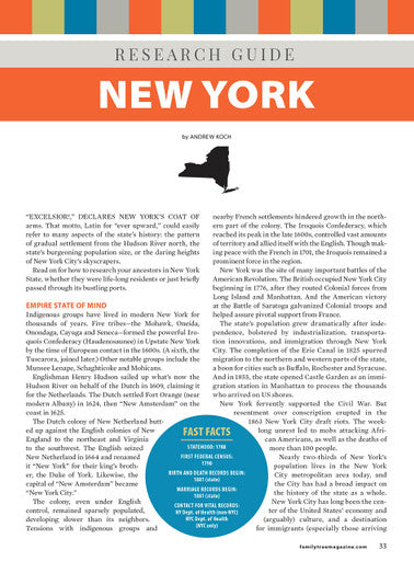 New York Research Guide Digital Download – Family Tree Magazine Store