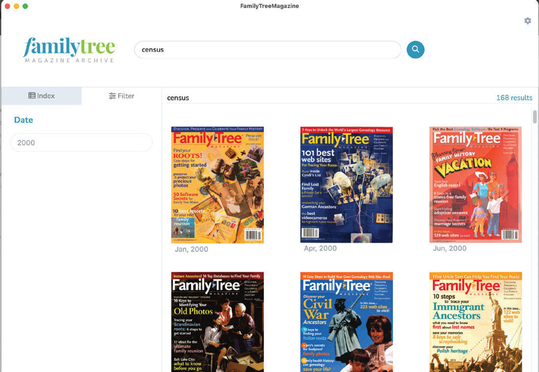 Magazine Archive – Family Tree Magazine Store